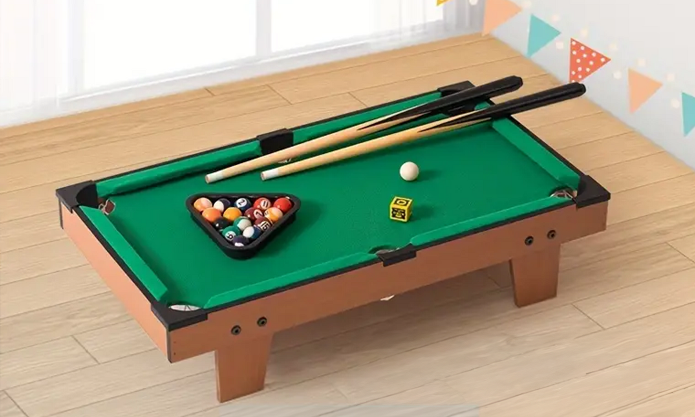 Mini Tabletop Pool Table: Compact Fun Party Game | NOVI BOX