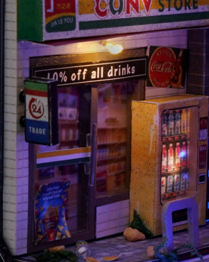 Discover Cyberpunk Pop-Up Book with LED Lights | NOVI BOX