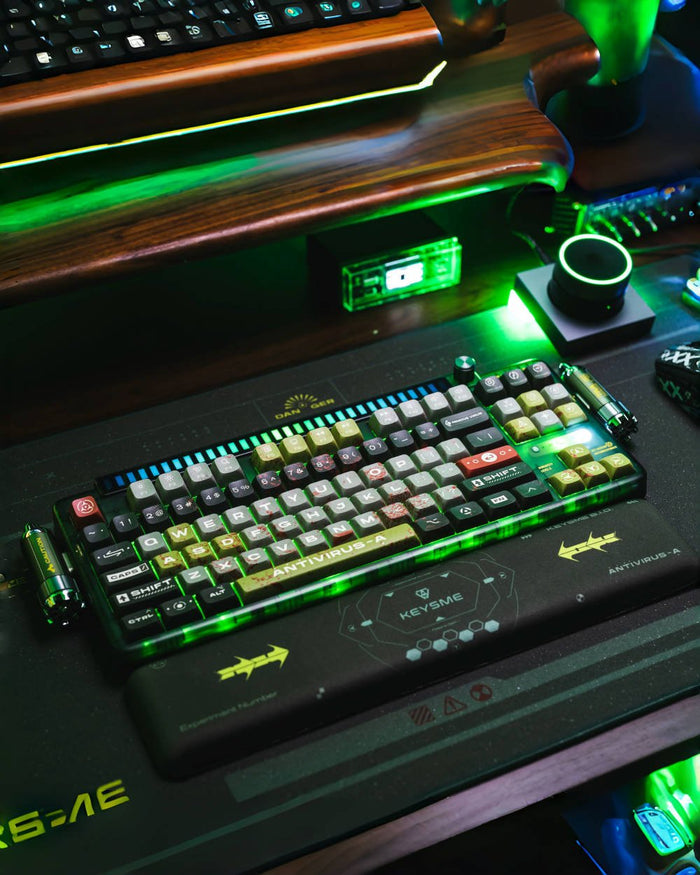 KeysMe Mechanical Keyboard with Magnetic Fidget Spinner | NOVI BOX