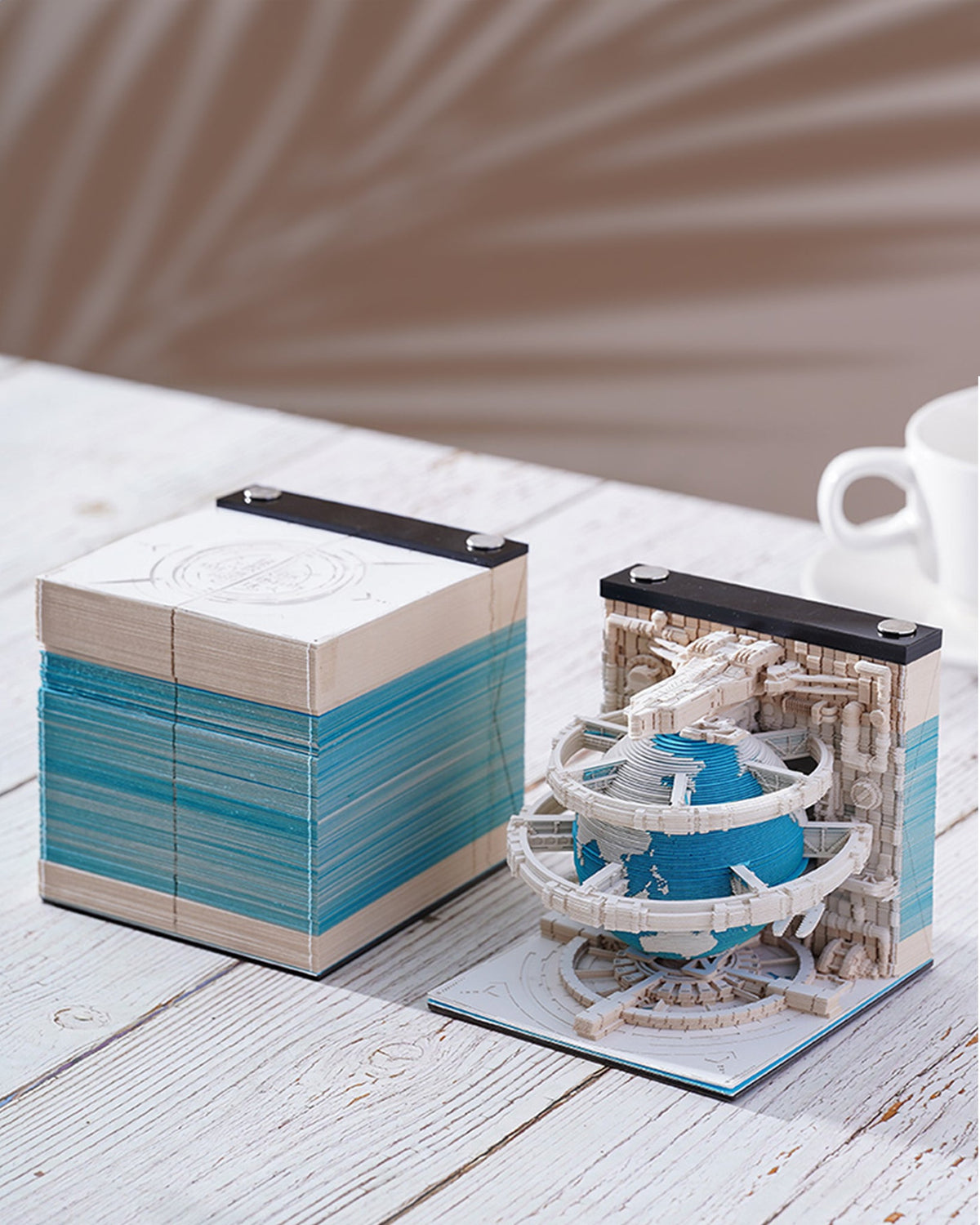 D Paper Earth Memo Sheet - Laser Carved Artistry | NOVI BOX