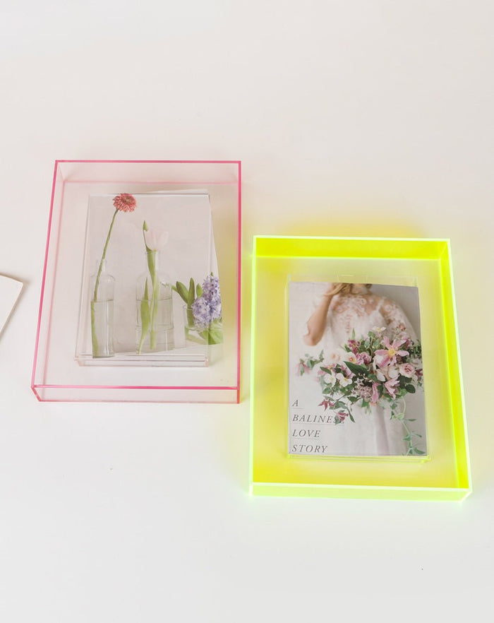 Acrylic Transparent Photo Frame | NOVI BOX