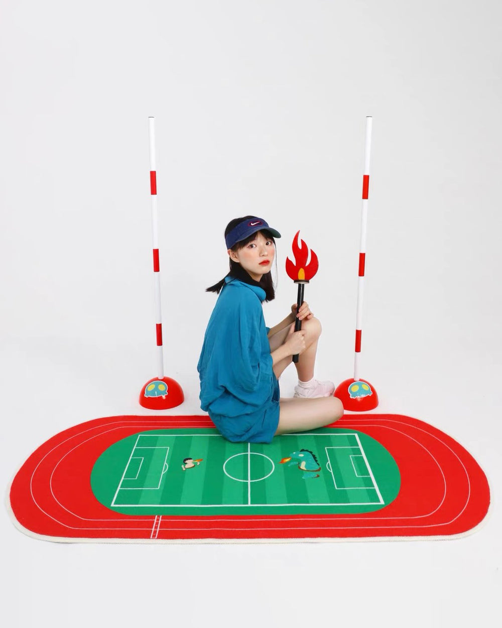 Soccer Field Designer Rugs for Living Spaces | NOVI BOX