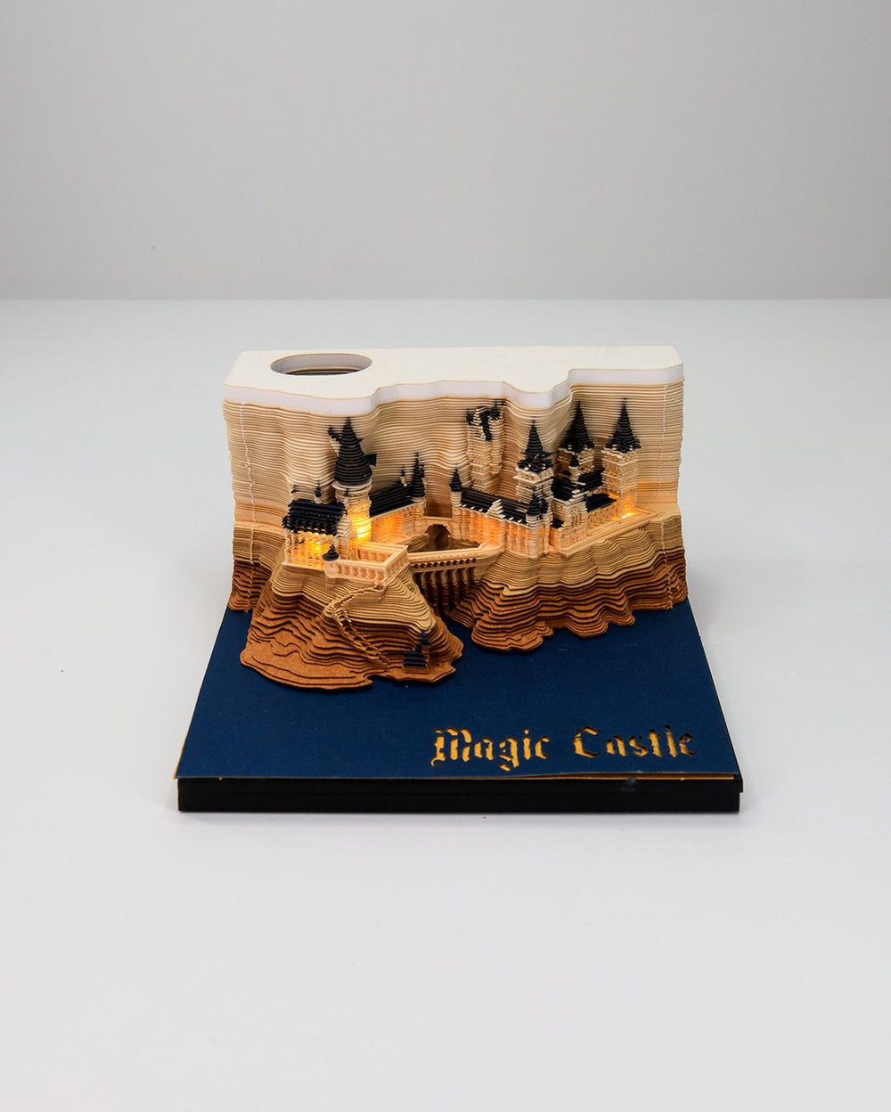 Castle Style Paper Laser-Cutting 3D Memo Sheet | NOVI BOX