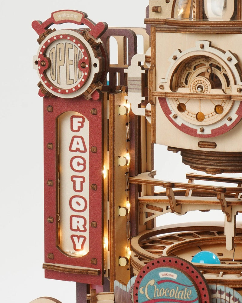 Chocolate Factory 3D Wooden Puzzle - Sweet DIY Craft | NOVI BOX