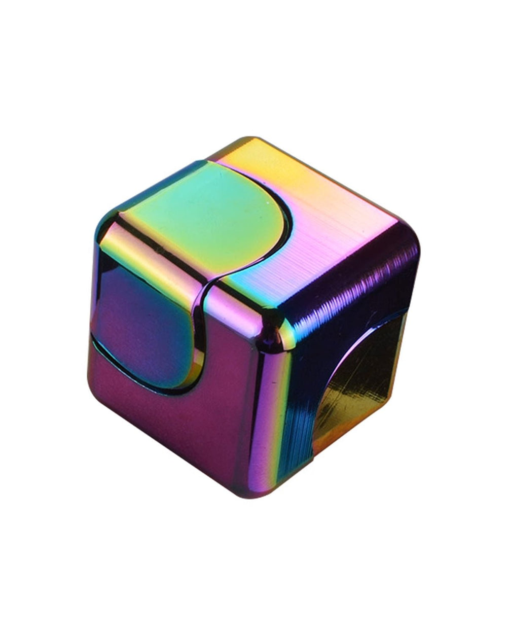 Stress Relief Toys : Colorful Spinning Fingertip Cube | NOVI BOX