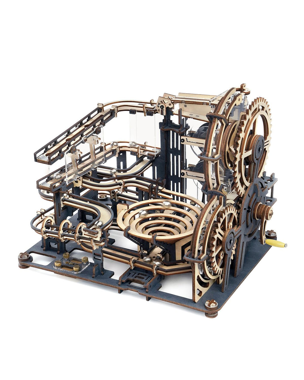 Night City Marble Run Game 3D Wooden Puzzle | NOVI BOX