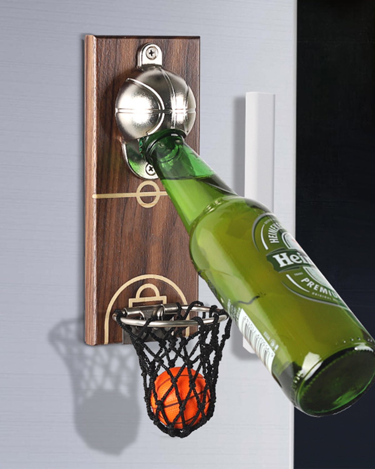 Basketball Bottle Opener Magnet | NOVI BOX
