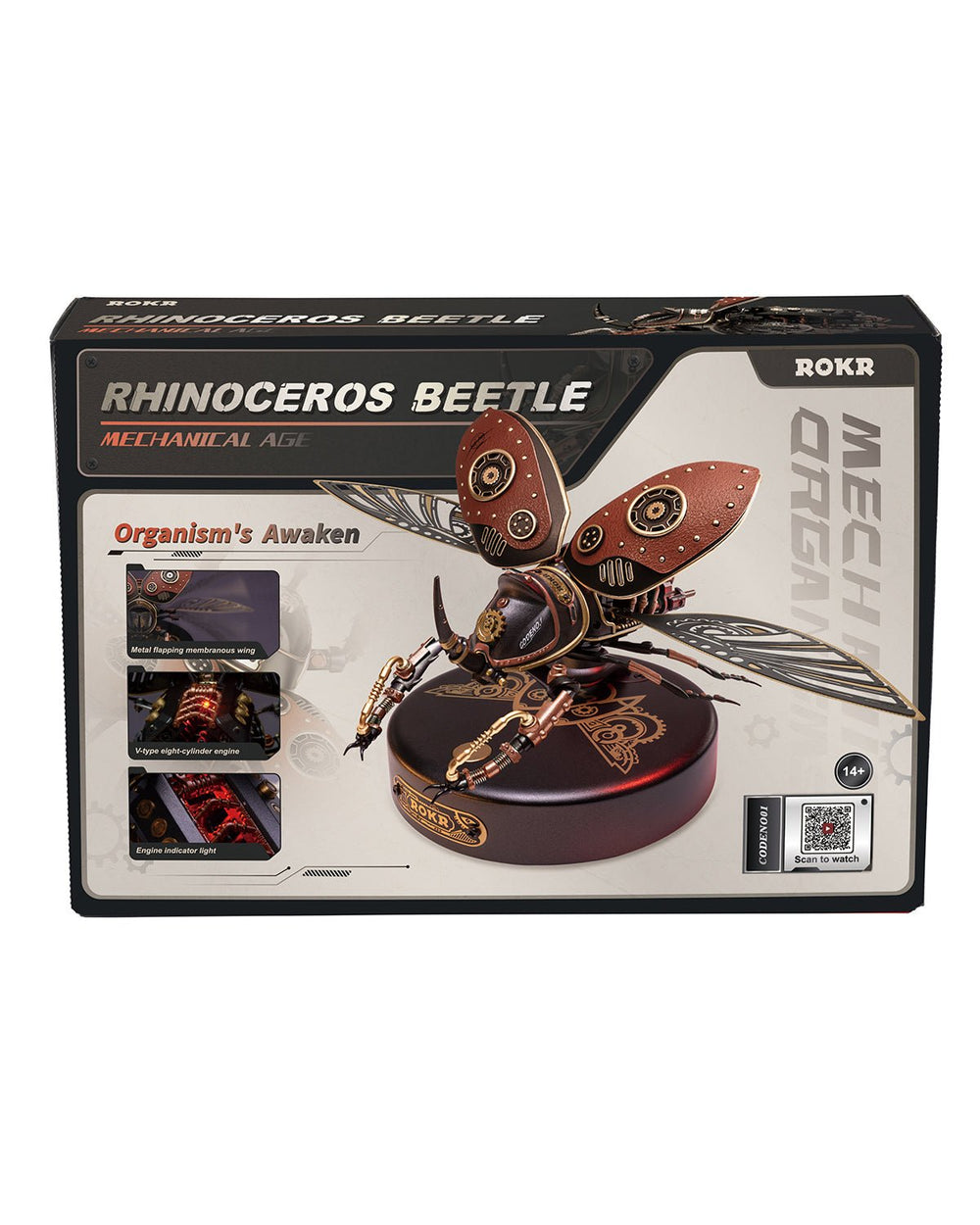 Steampunk Mechanical 3D Beetle Puzzle | NOVI BOX
